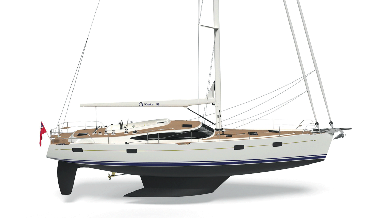 Kraken 58 First Look: A cruiser with embracing central cockpit for easy ...