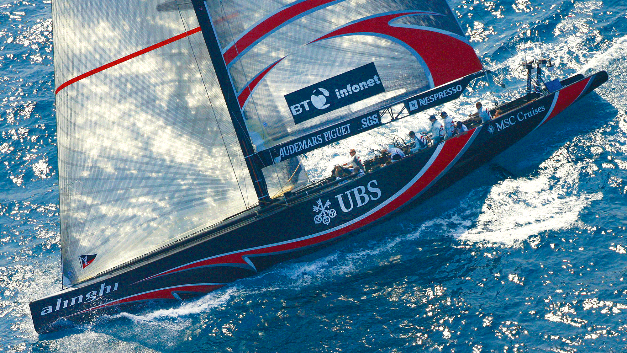 World's coolest yachts: Alinghi SUI-100 - Maritime Hub