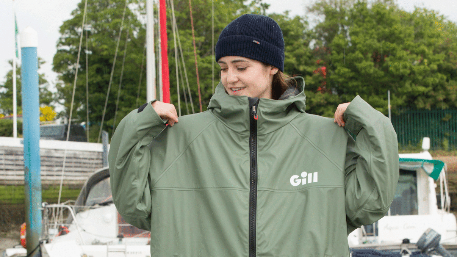 The Gill Aqua Parka: this cozy, well-cut changing robe will keep you warm on any adventure