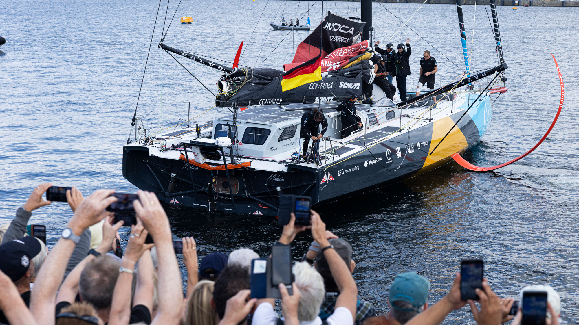 Biotherm wins Ocean Race Europe Leg 1, 2 boats still racing to finish ...