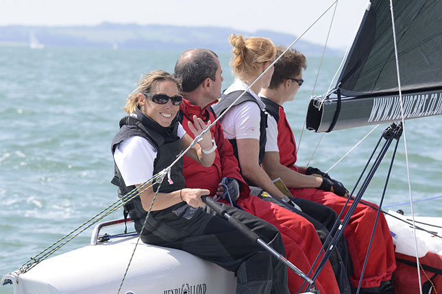 Helena Lucas wins Ladies Day Trophy at Cowes Week 2013 - YBW