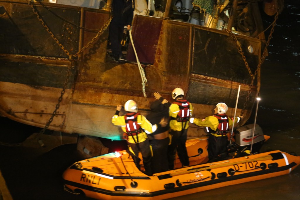 Watch 10 rescued from capsized fishing boats - YBW