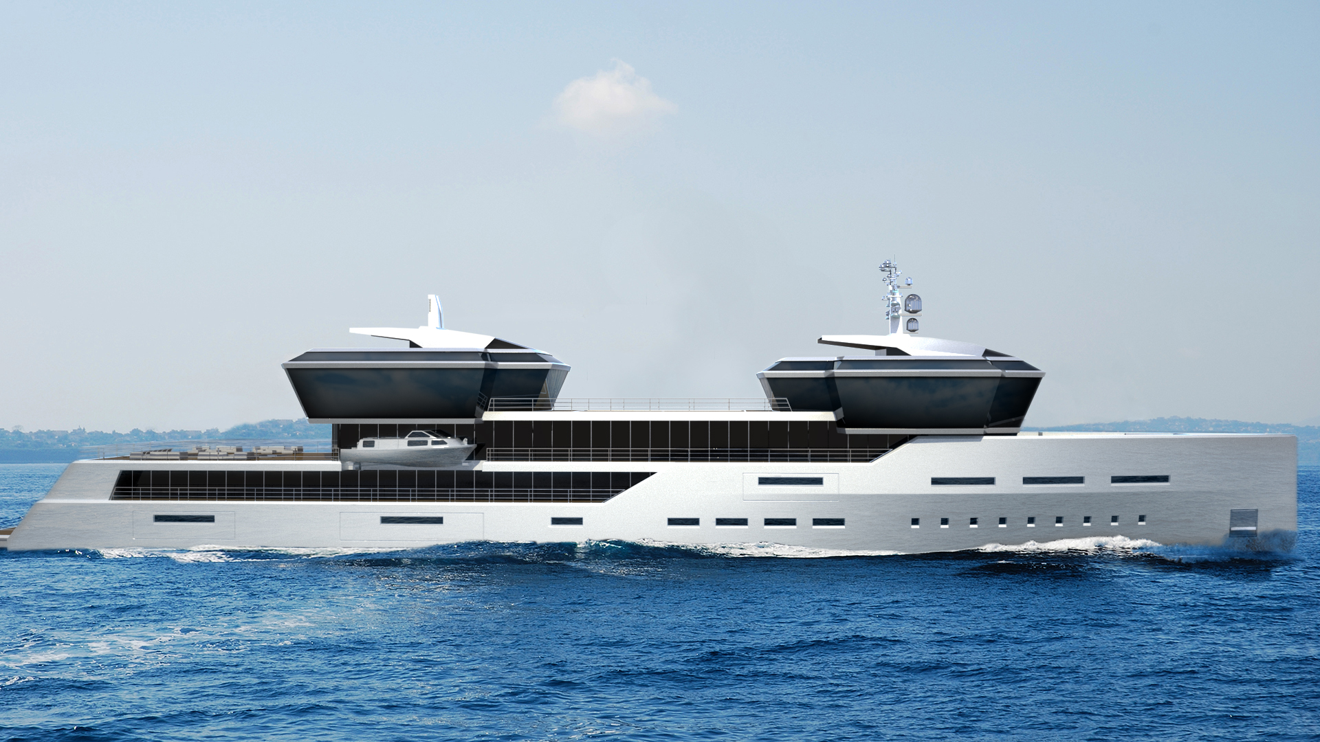 Pictures: New 100m superyacht design promises global exploration - YBW