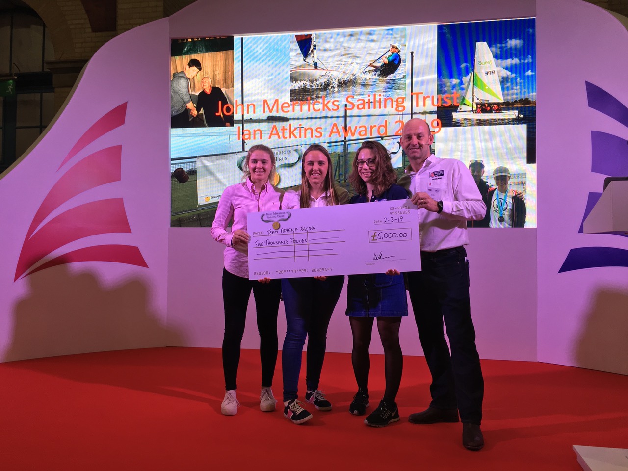 Team Athena Racing is named as the first recipient of the Ian Atkins ...