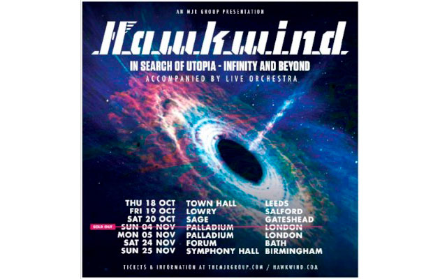 Hawkwind extend orchestral tour, In Search Of Utopia - Infinity And ...