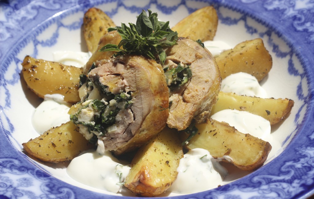 Roast partridge stuffed with spinach and feta - The Field