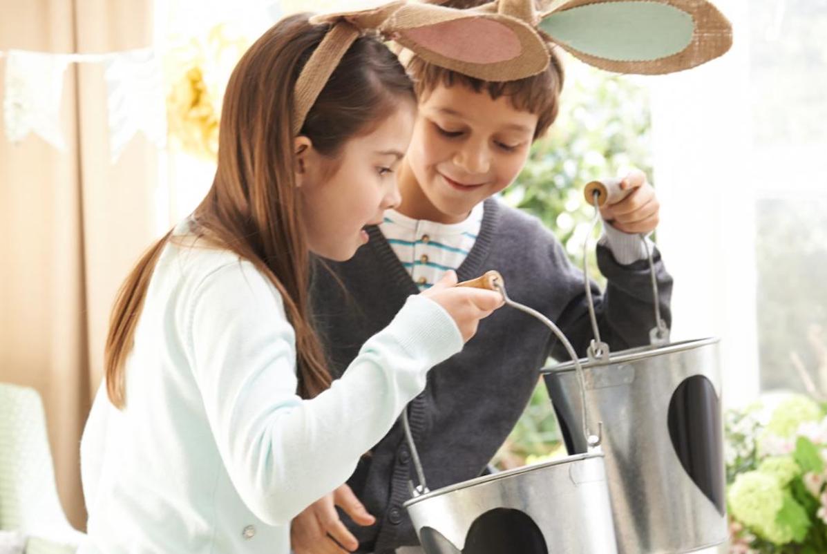 An Easter egg hunt that is child-friendly and labrador-proof