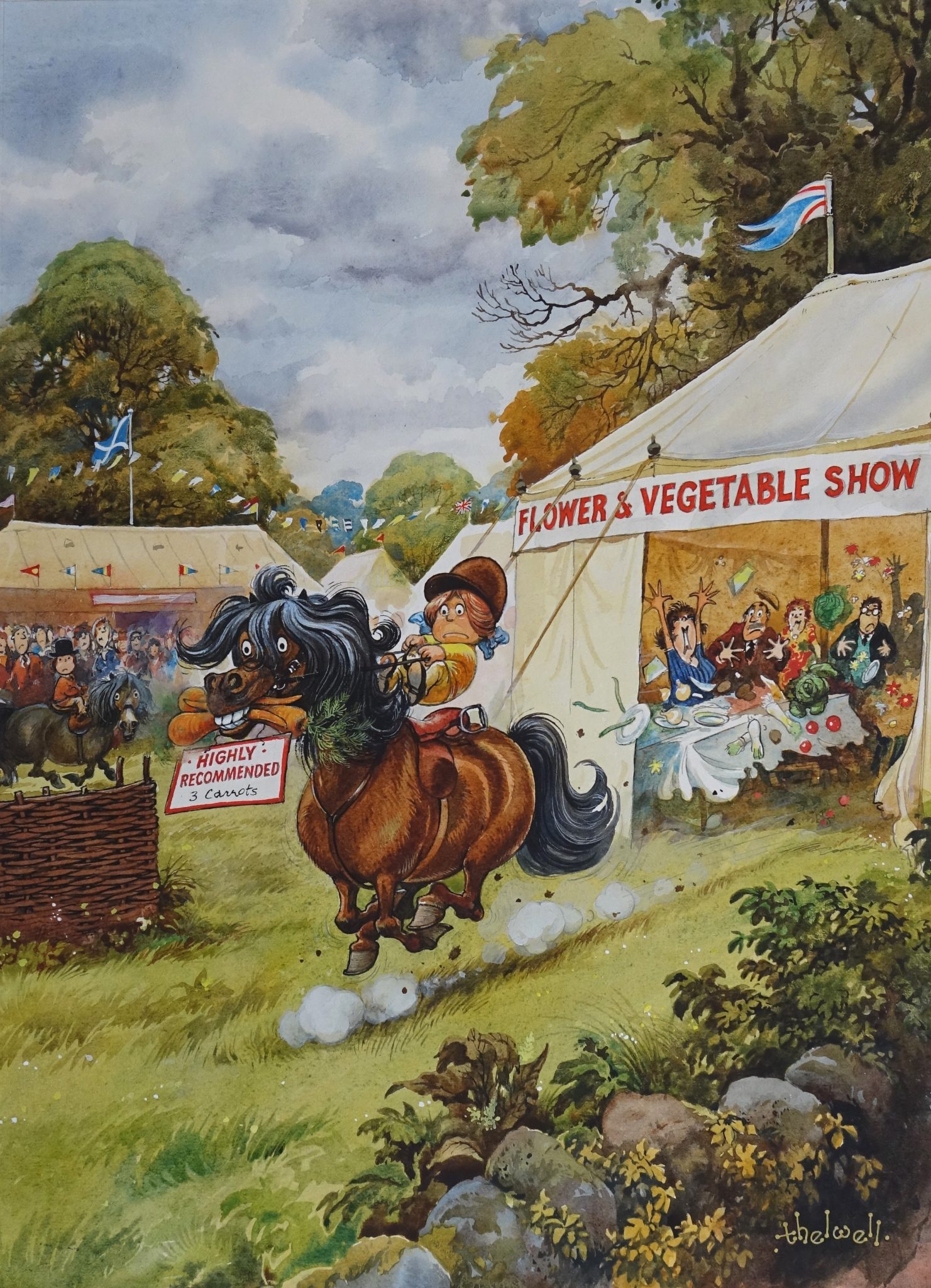 Norman Thelwell - one of the great cartoonists - The Field