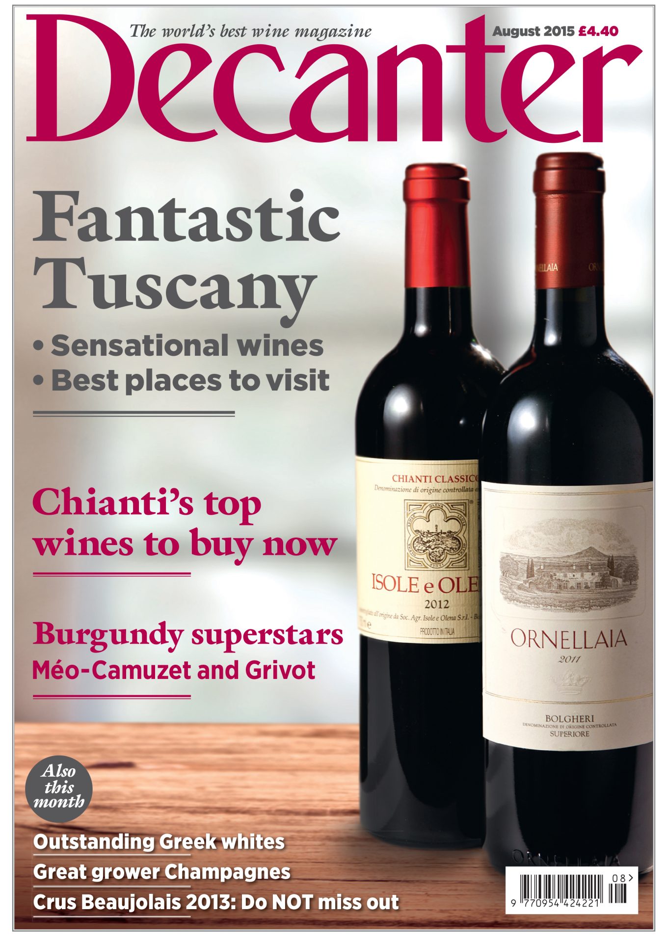 Decanter magazine: August 2015 - Decanter