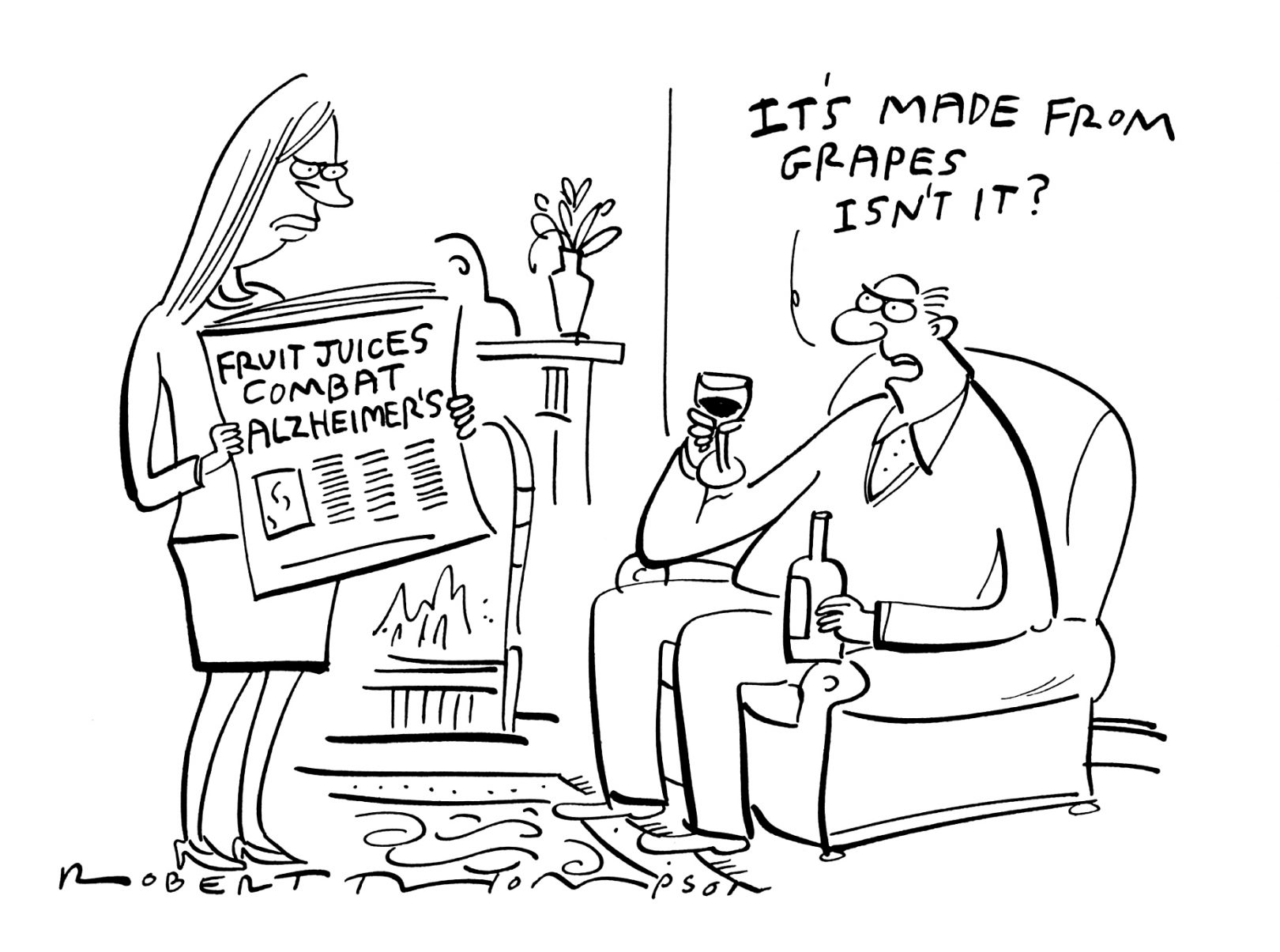 Best of Decanter: Robert Thompson Cartoons - Decanter