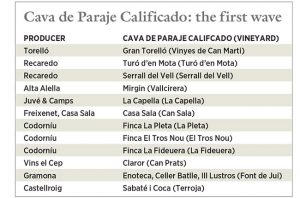 Cava top classification: Cava de Paraje Calificado - Decanter