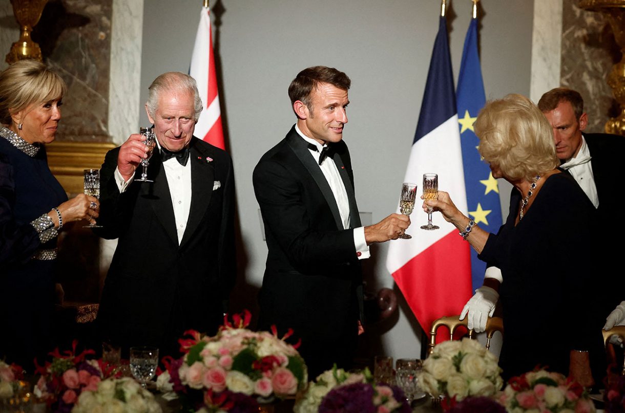 Mouton Rothschild 2004 poured at King Charles Versailles banquet - Decanter