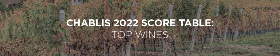 Chablis 2022 score table - Decanter