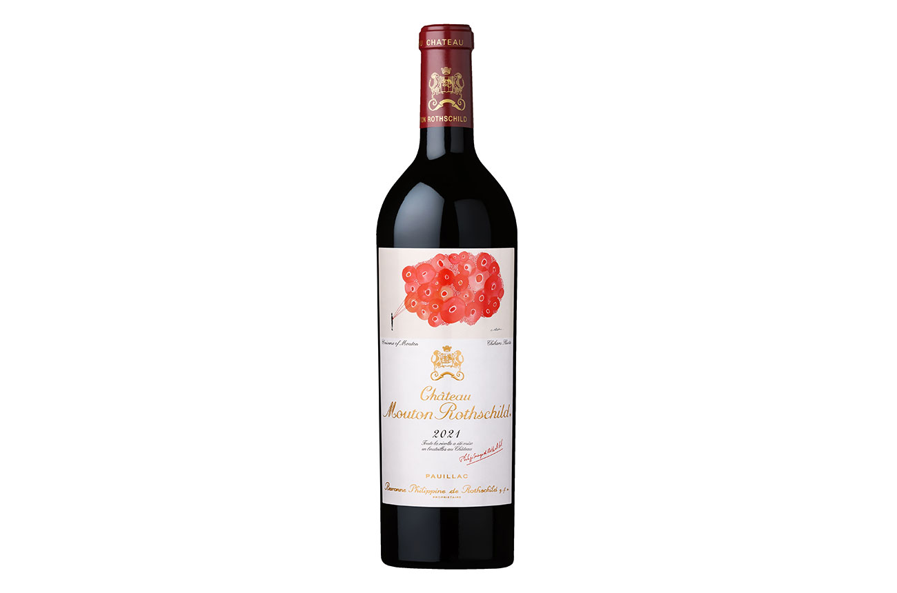 Mouton Rothschild reveals 2021 vintage label by Chiharu Shiota - Decanter