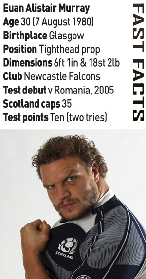 Euan Murray - Newcastle Falcons and Scotland - Rugby World