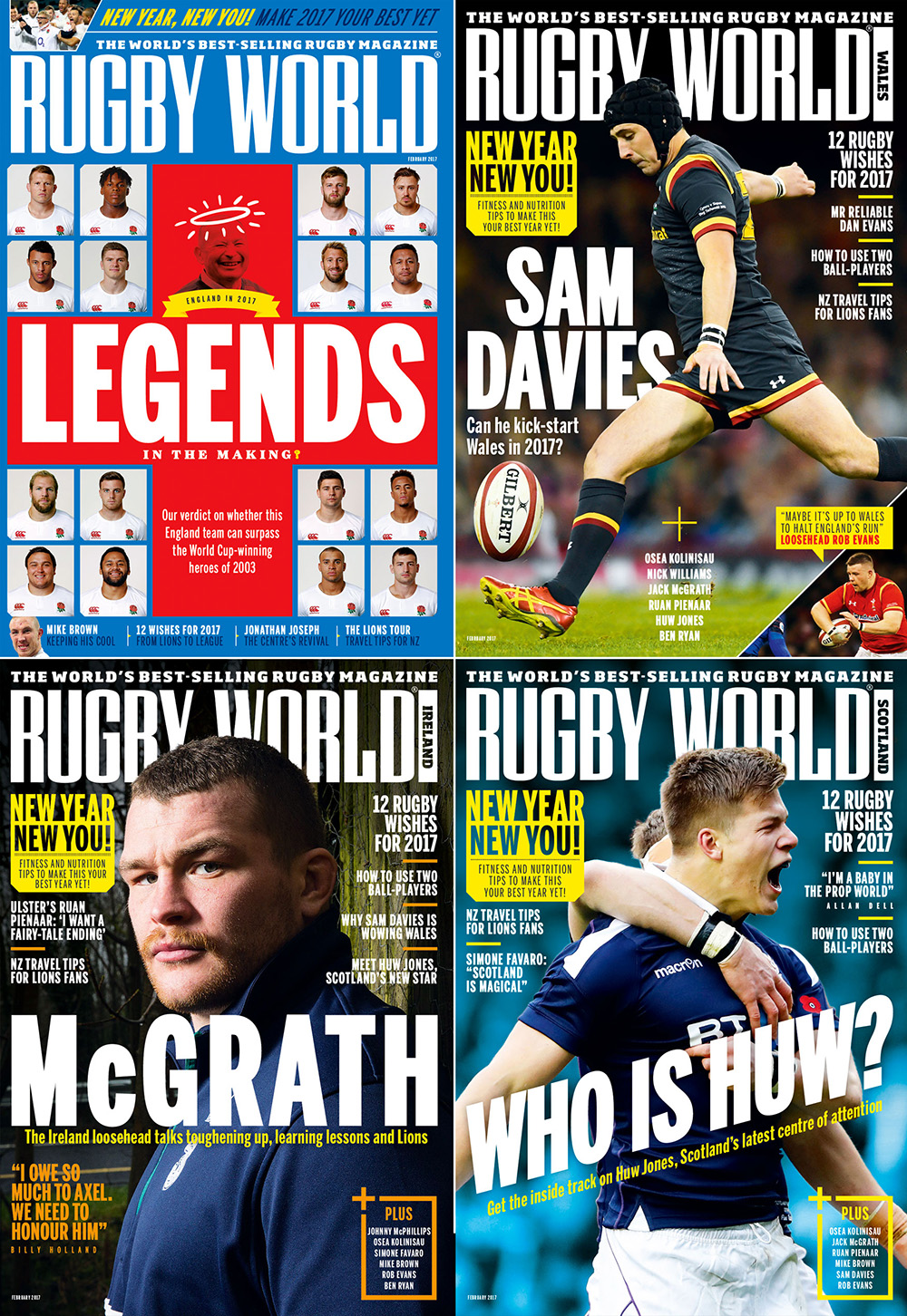 What's inside the February 2017 issue of Rugby World?