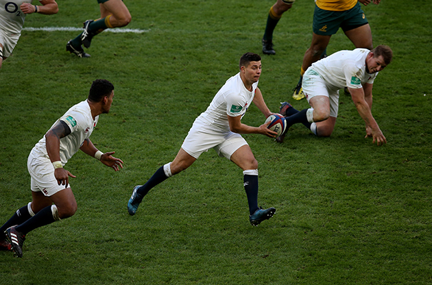 England rugby scrum-half Ben Youngs explains how to throw a dummy