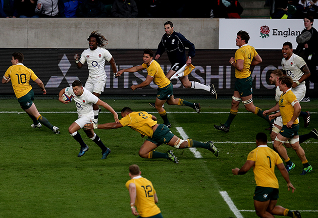 England rugby scrum-half Ben Youngs explains how to throw a dummy