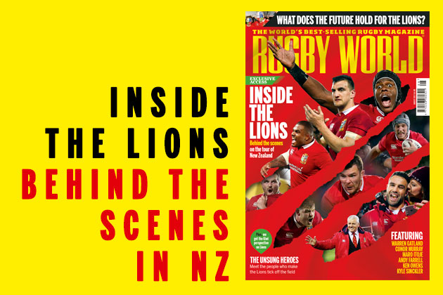 Get 'Inside the Lions' in the latest issue of Rugby World magazine