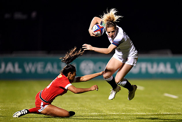 Get to know new England Women's wing Abigail Dow