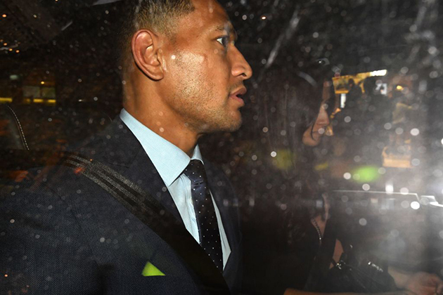 Wallabies full-back Israel Folau sacked by Rugby Australia