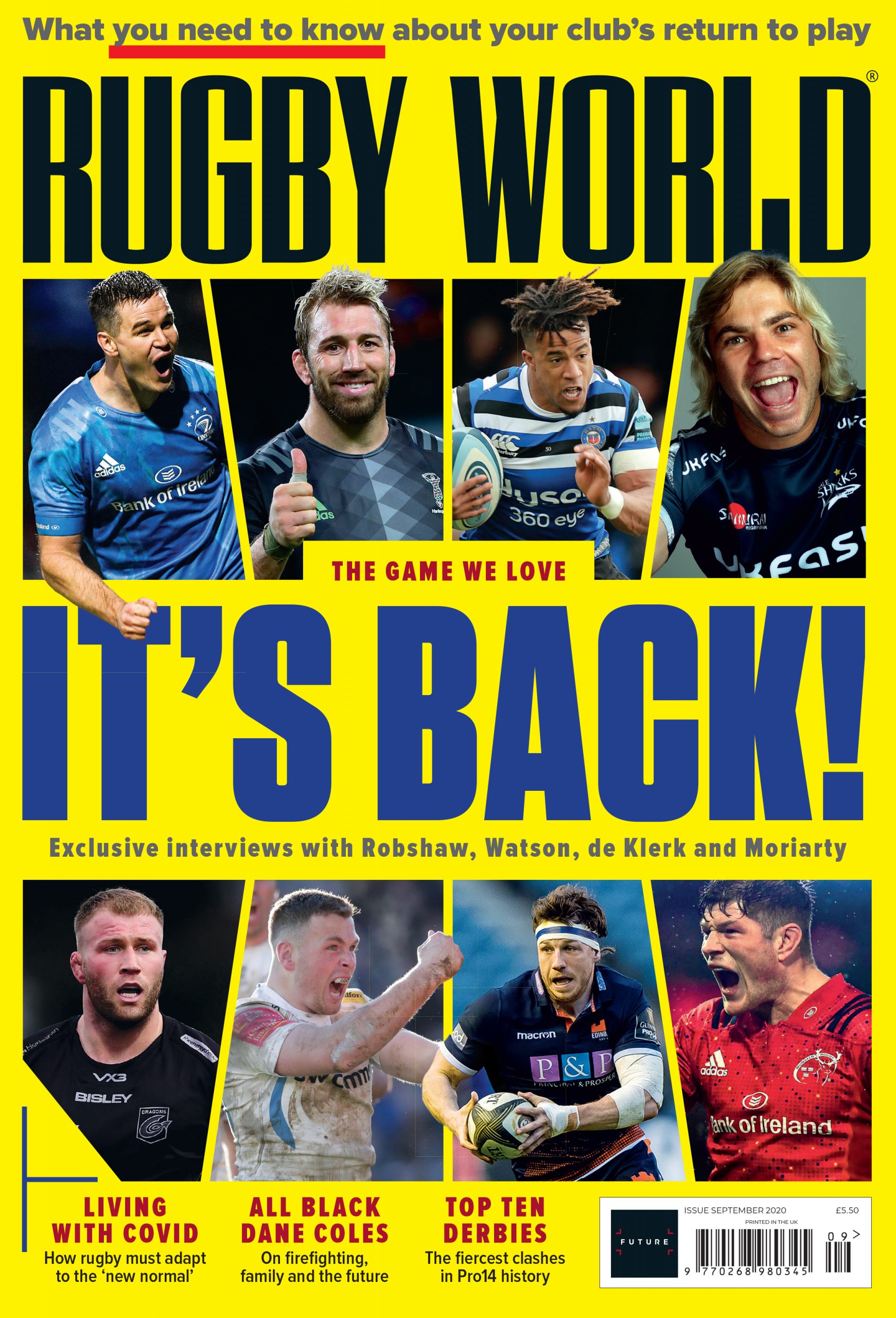 What's inside the September 2020 issue of Rugby World magazine