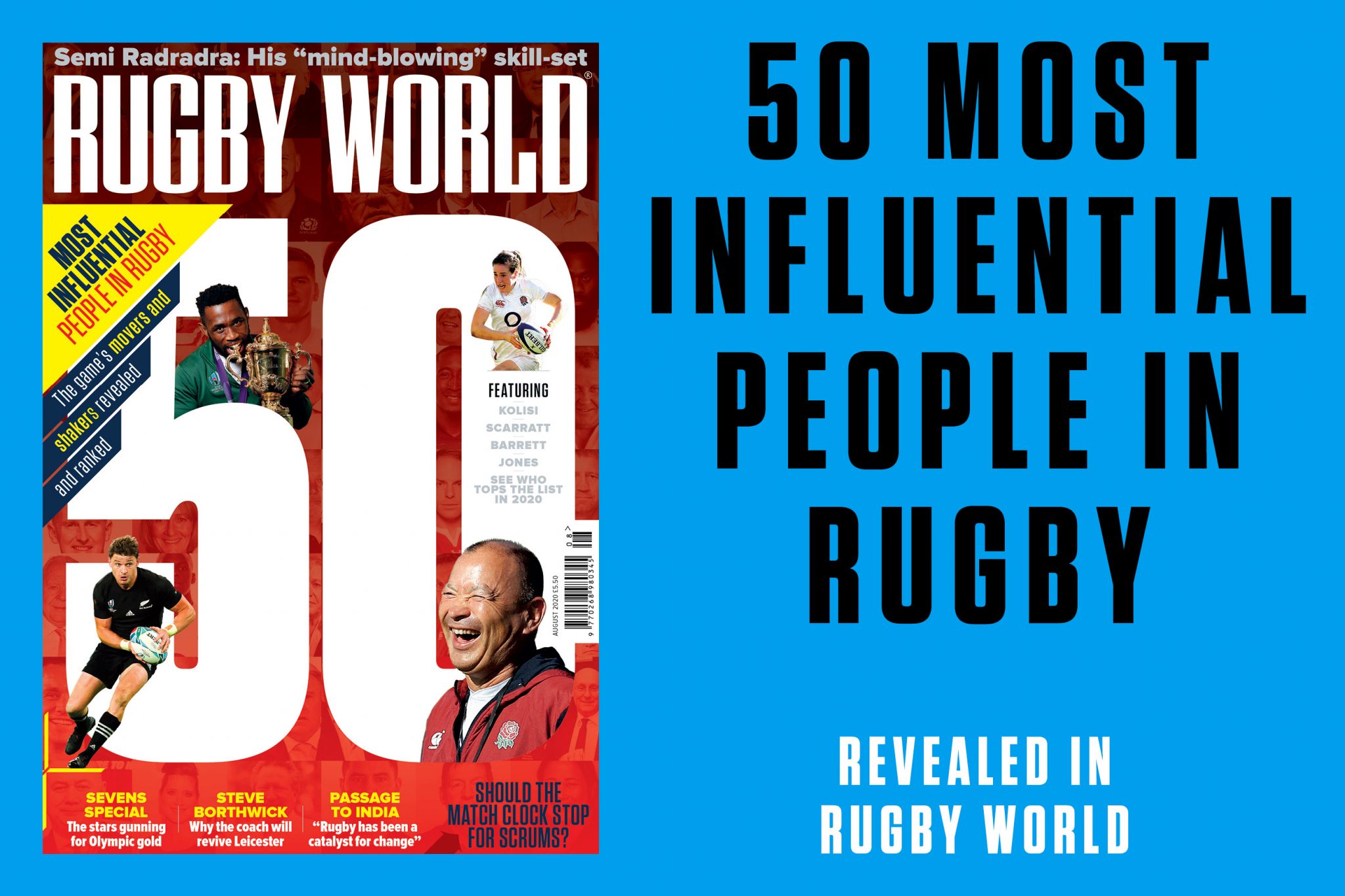 Rugby World magazine’s 50 Most Influential People in Rugby special