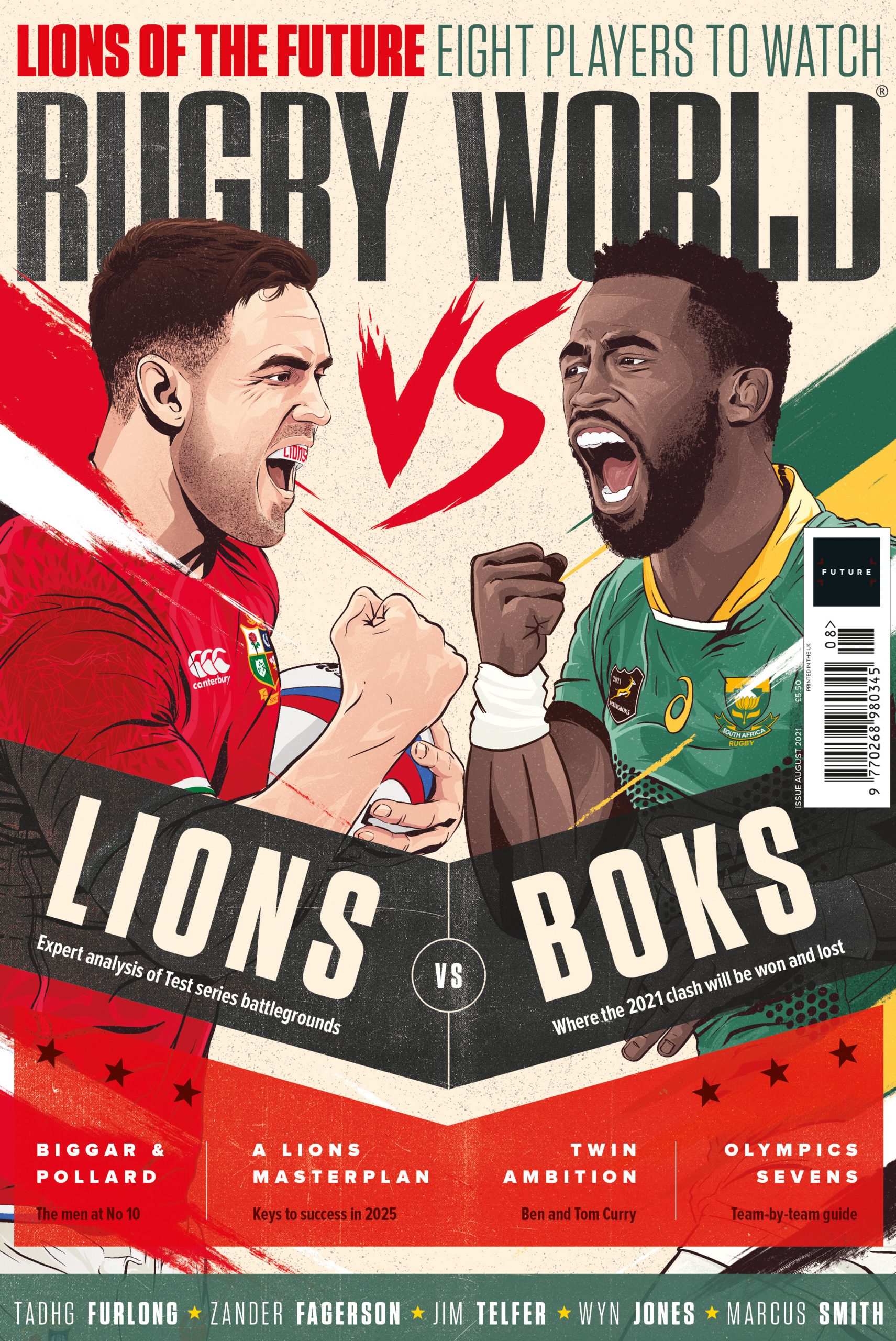 Contents for Rugby World magazine's August 2021 edition