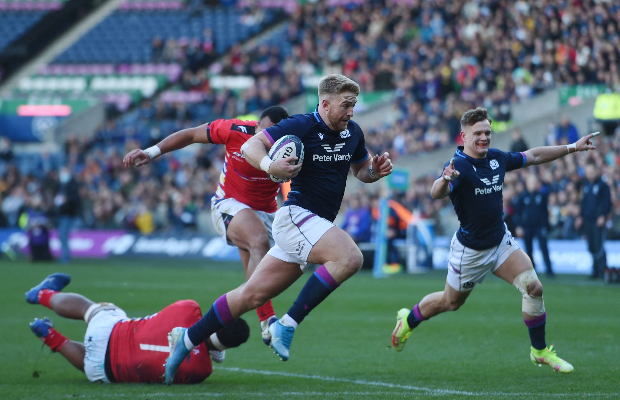 Kyle Steyn scores four in one-side Scotland win over Tonga - Rugby World