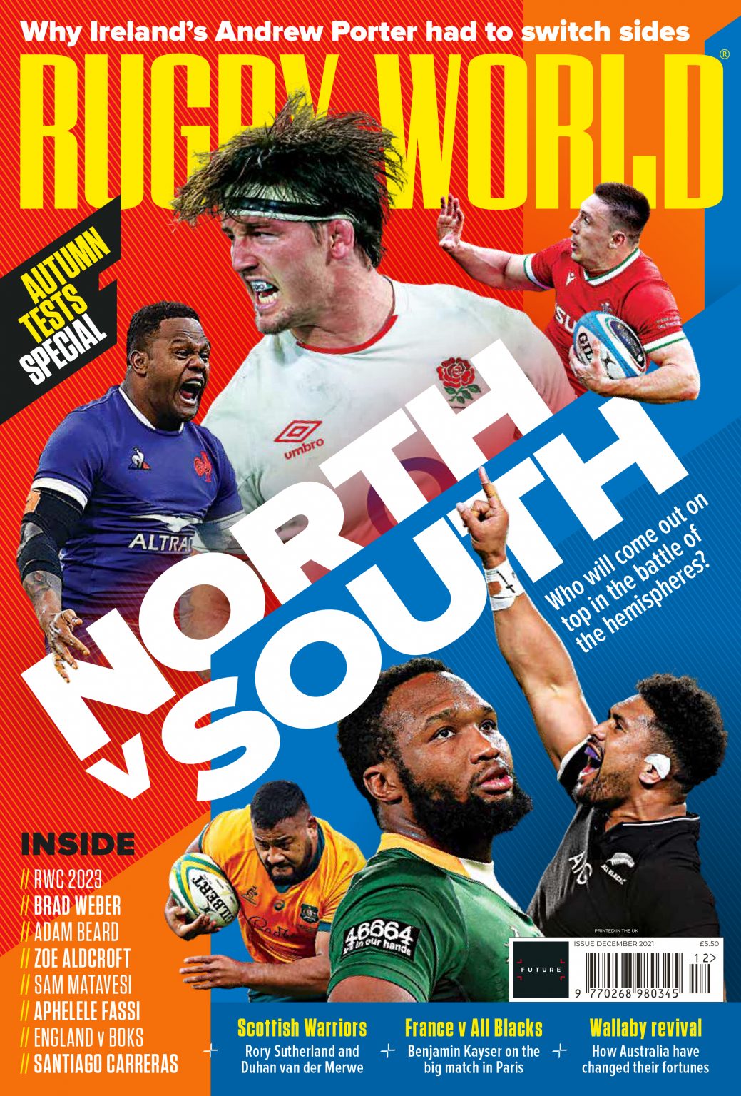 Rugby World December 2021 Edition Contents - Rugby World