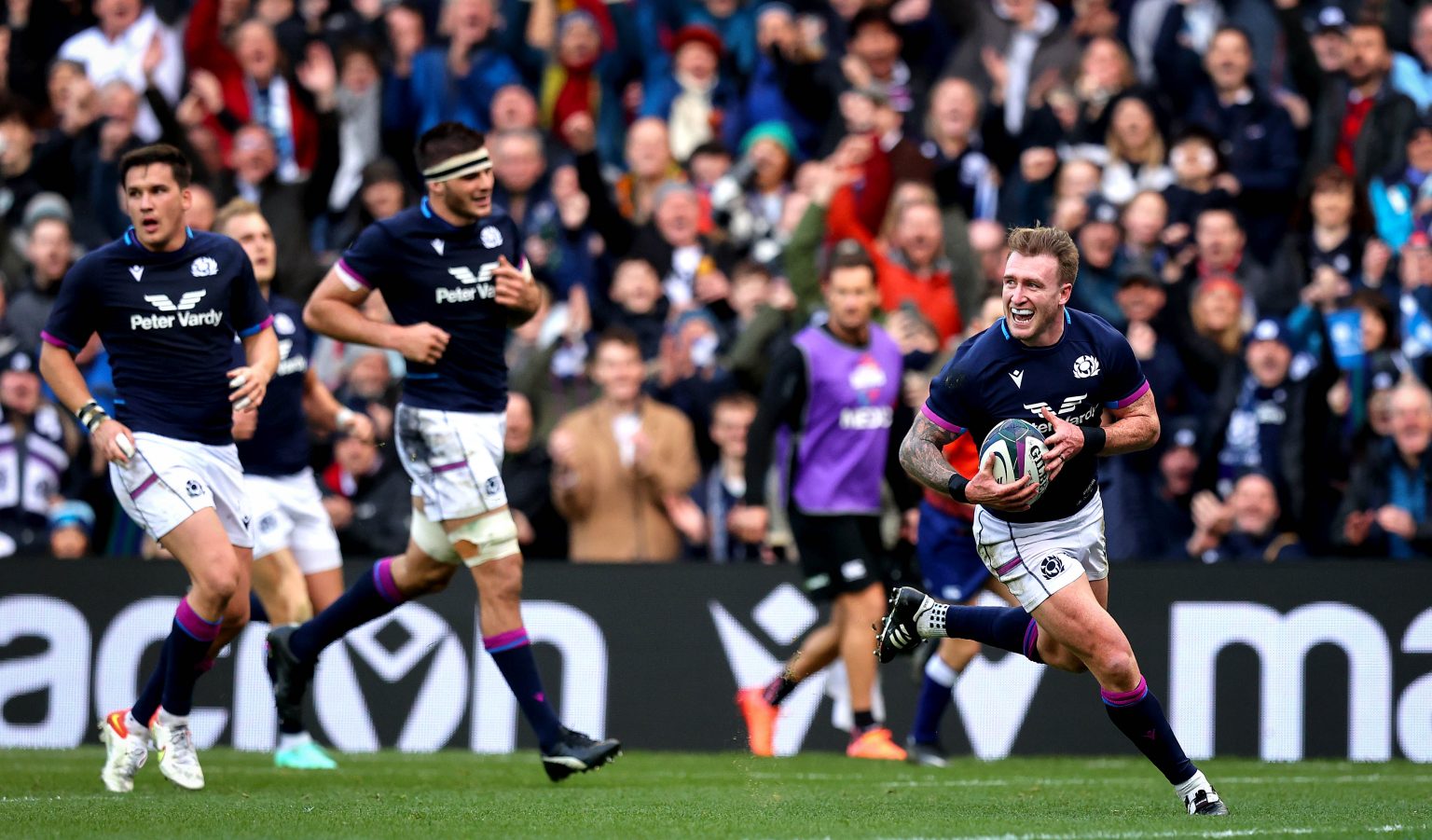 Stuart Hogg becomes Scotland's all-time record try-scorer