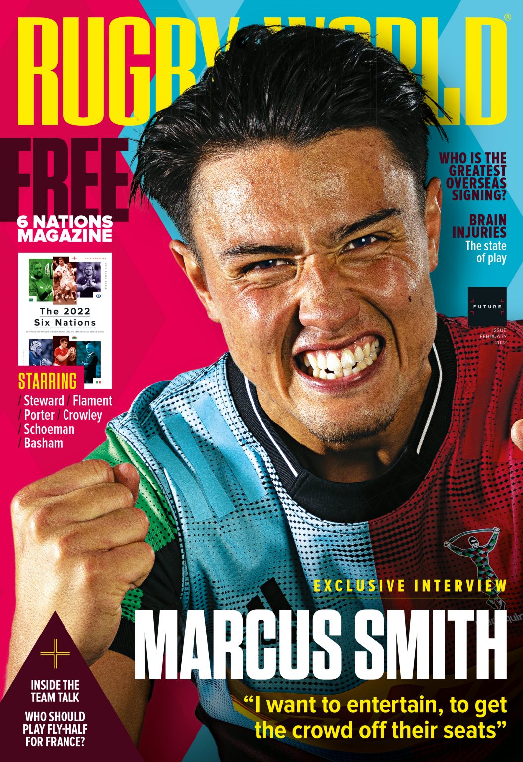 Full contents for Rugby World's February 2022 edition