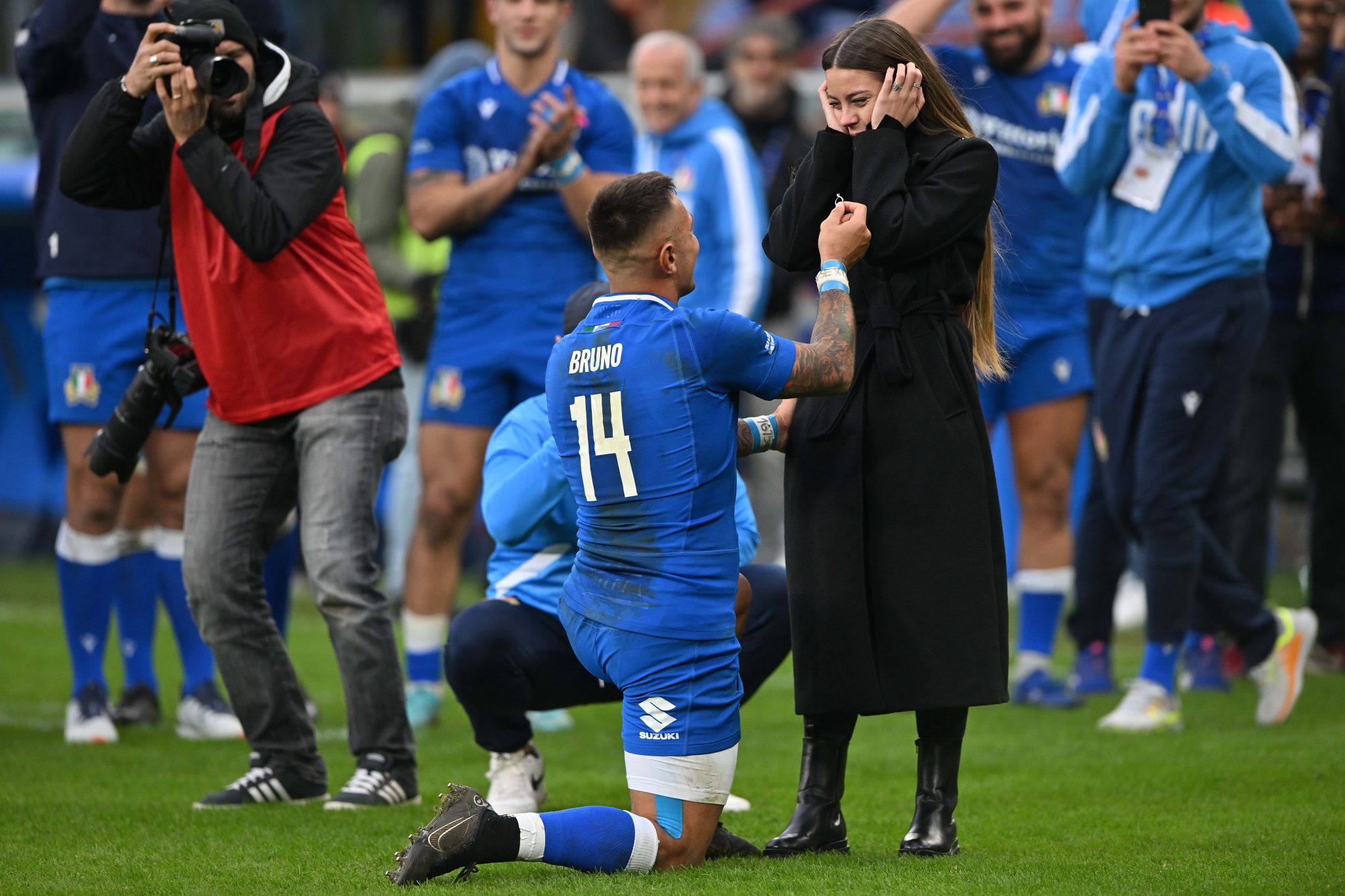 Pierre Bruno: Italy winger's decent proposal - Rugby World