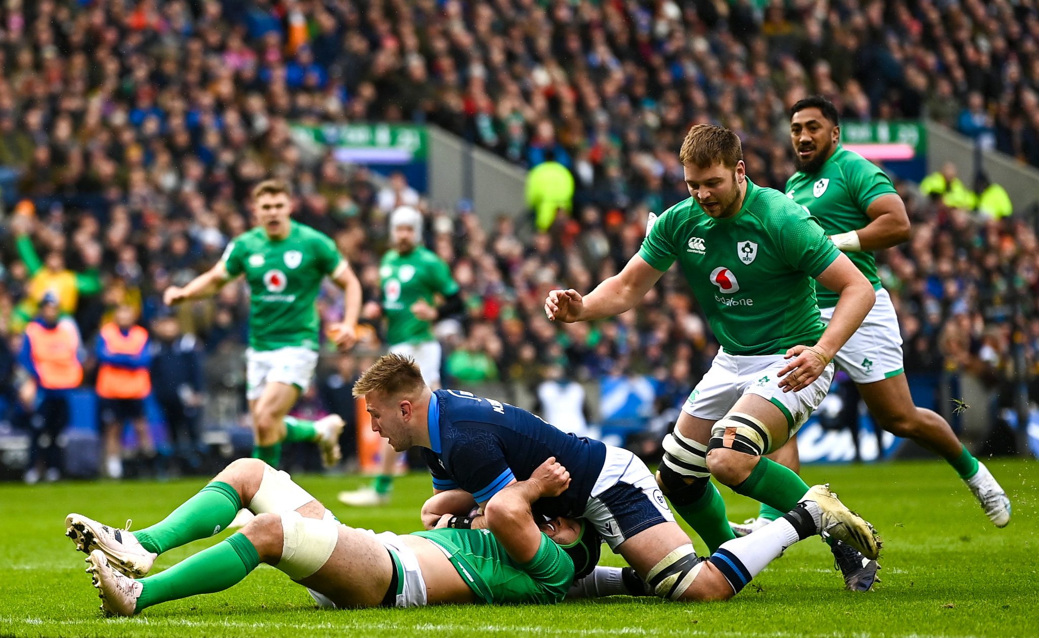 Irish try disallowed after Scotland quick throw with new ball - Rugby World