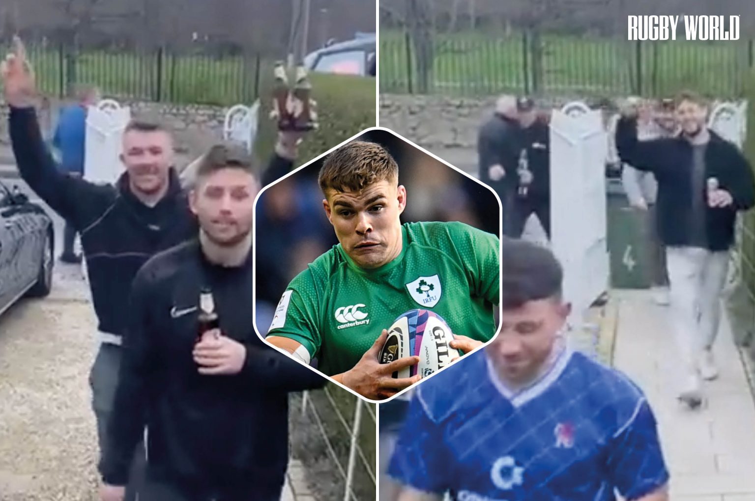 Ireland players take Grand Slam bender to Ringrose family home