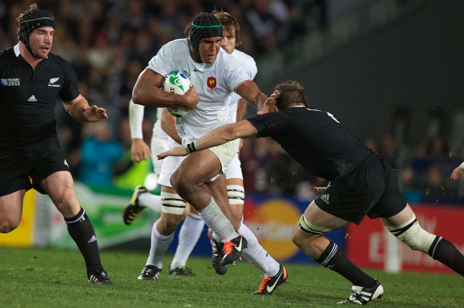 Every time France have played New Zealand at the Rugby World Cup ...