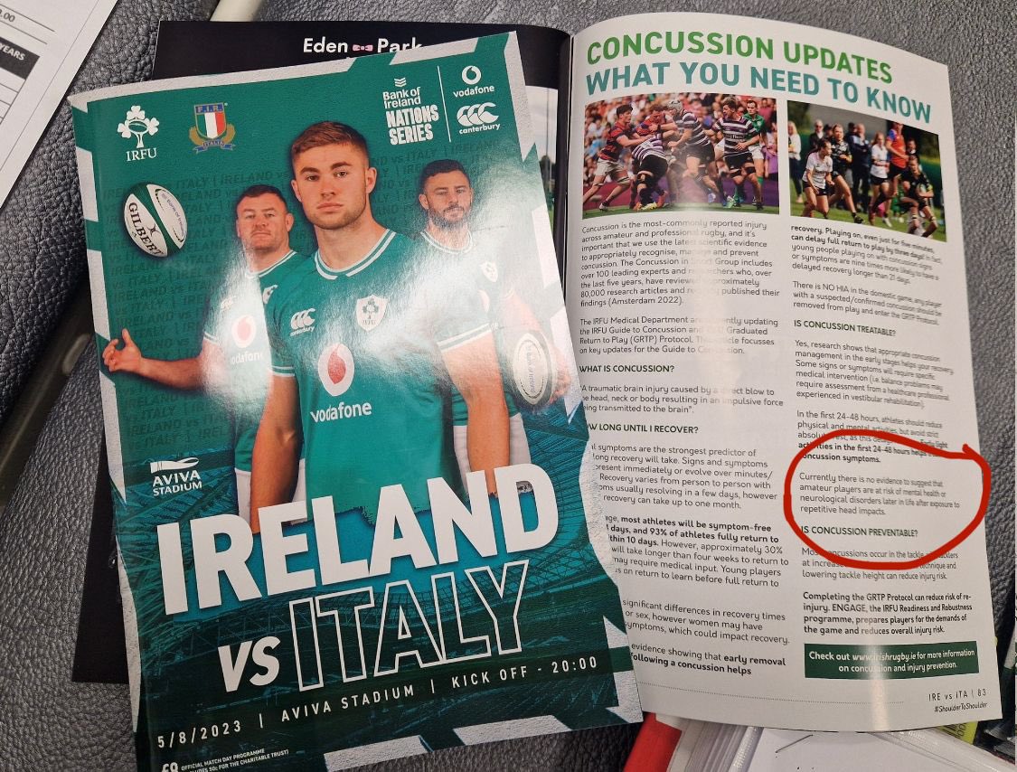 IRFU apologises for “poorly worded” concussion statement - Rugby World