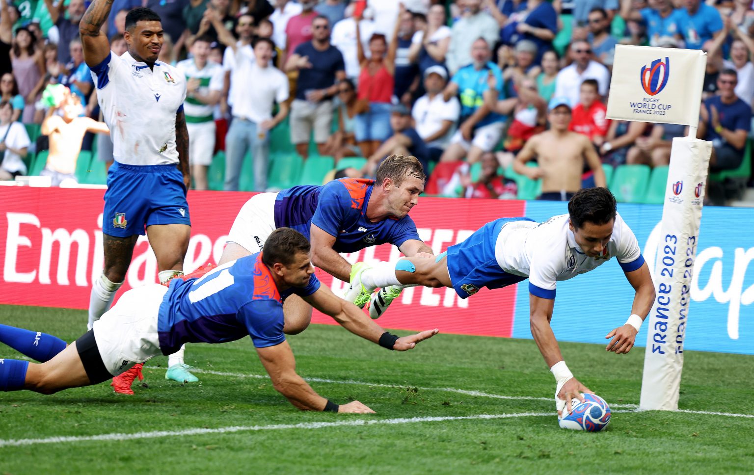 It's an Italy bonus point win as they blow away Namibia in second half