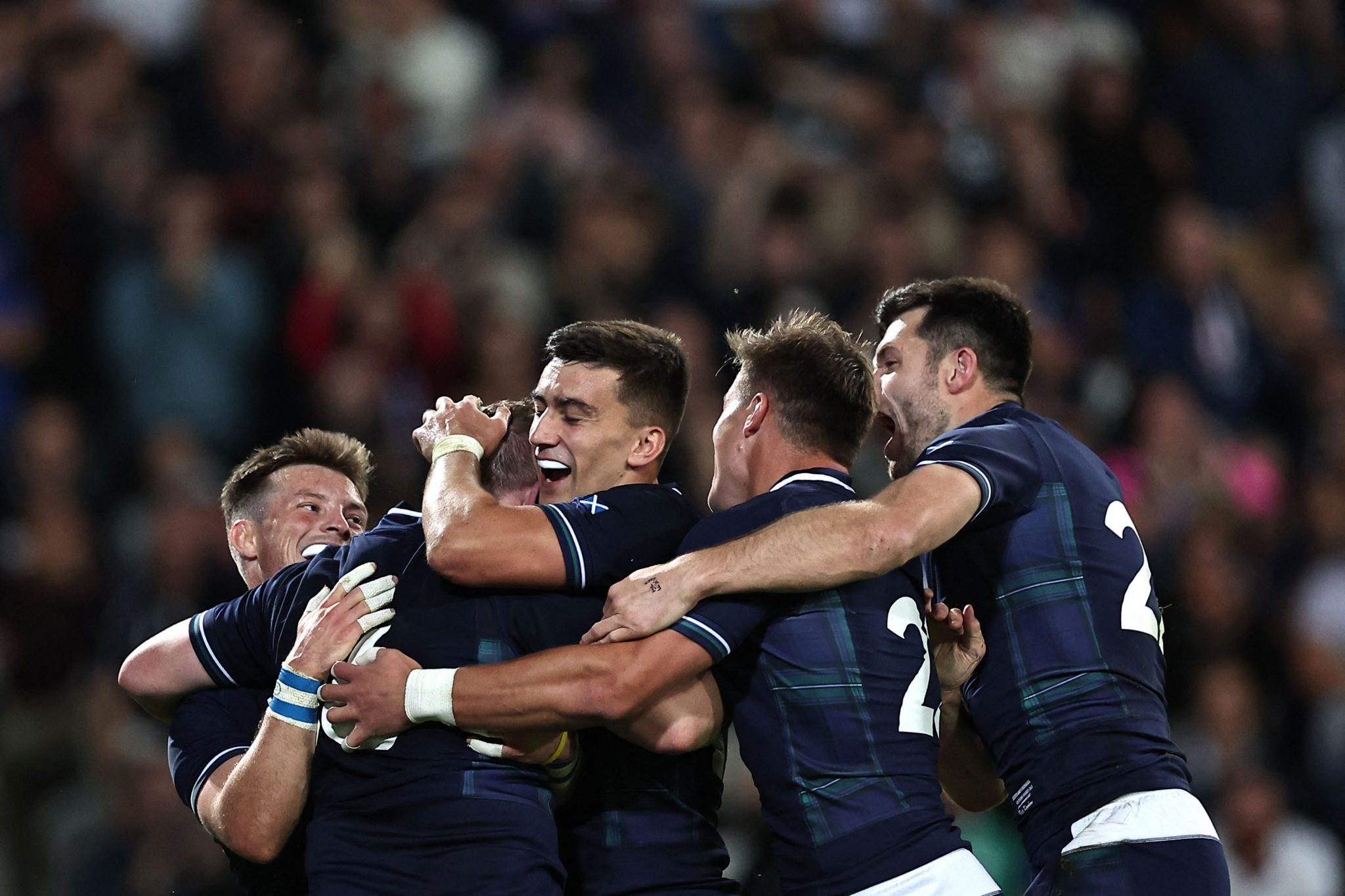 Scotland try blitz against Romania adds to Pool points difference