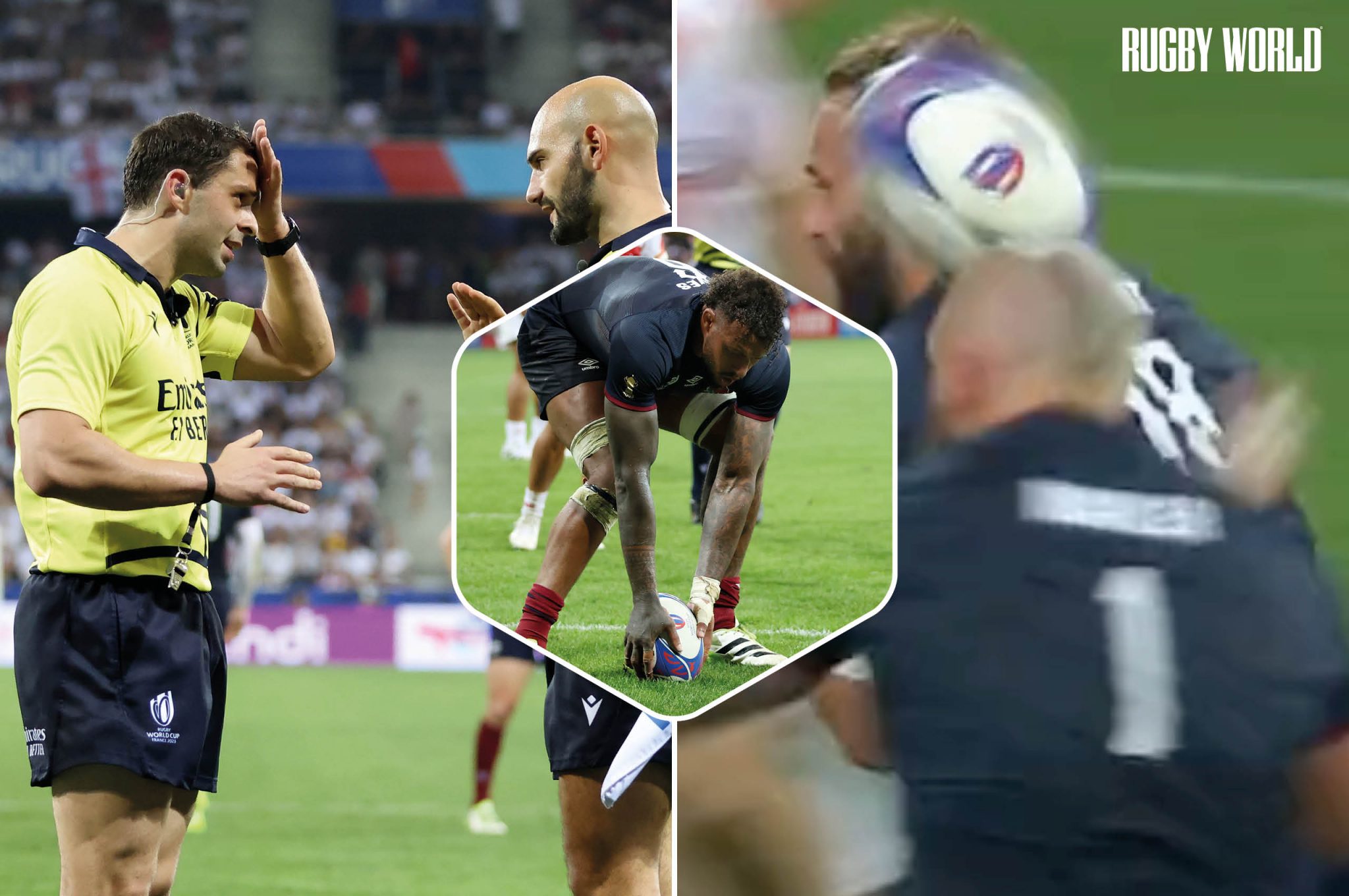 Watch freak England try assisted by Joe Marler's HEAD against Japan