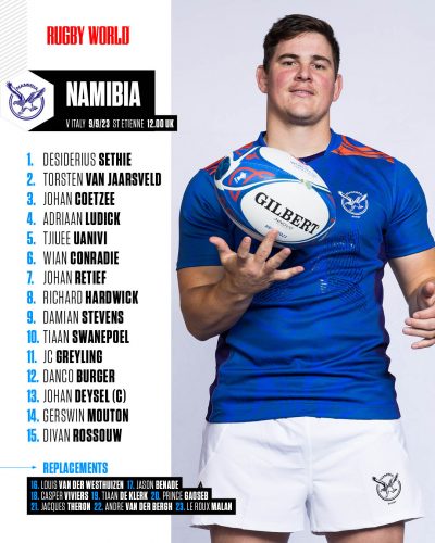 Namibia Rugby World Cup squad 2023 - Rugby World
