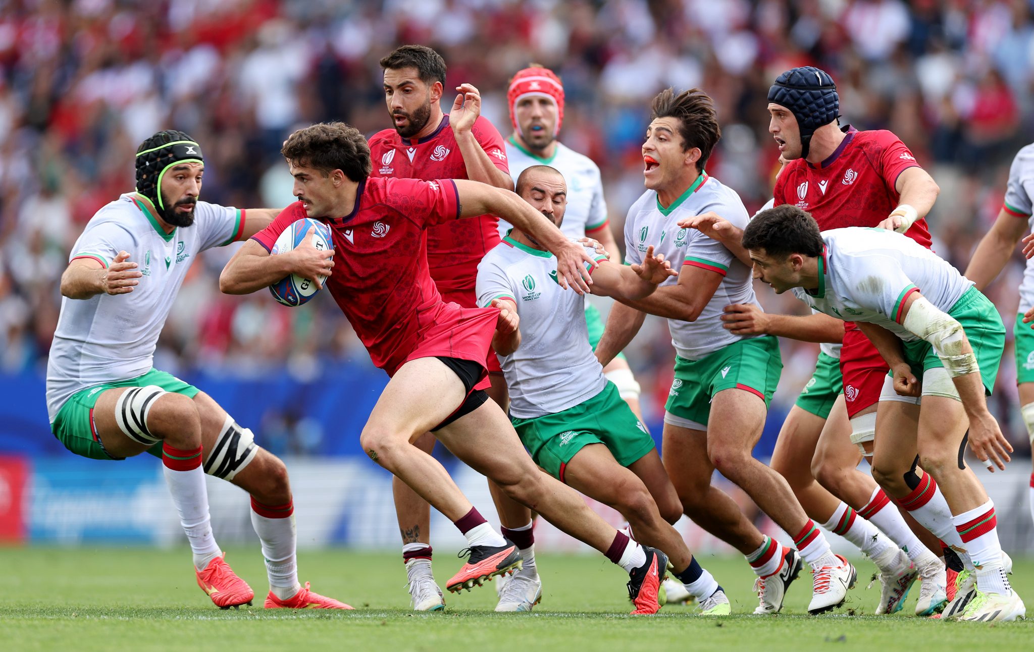 Thrilling 18-18 draw between Georgia and Portugal in Toulouse