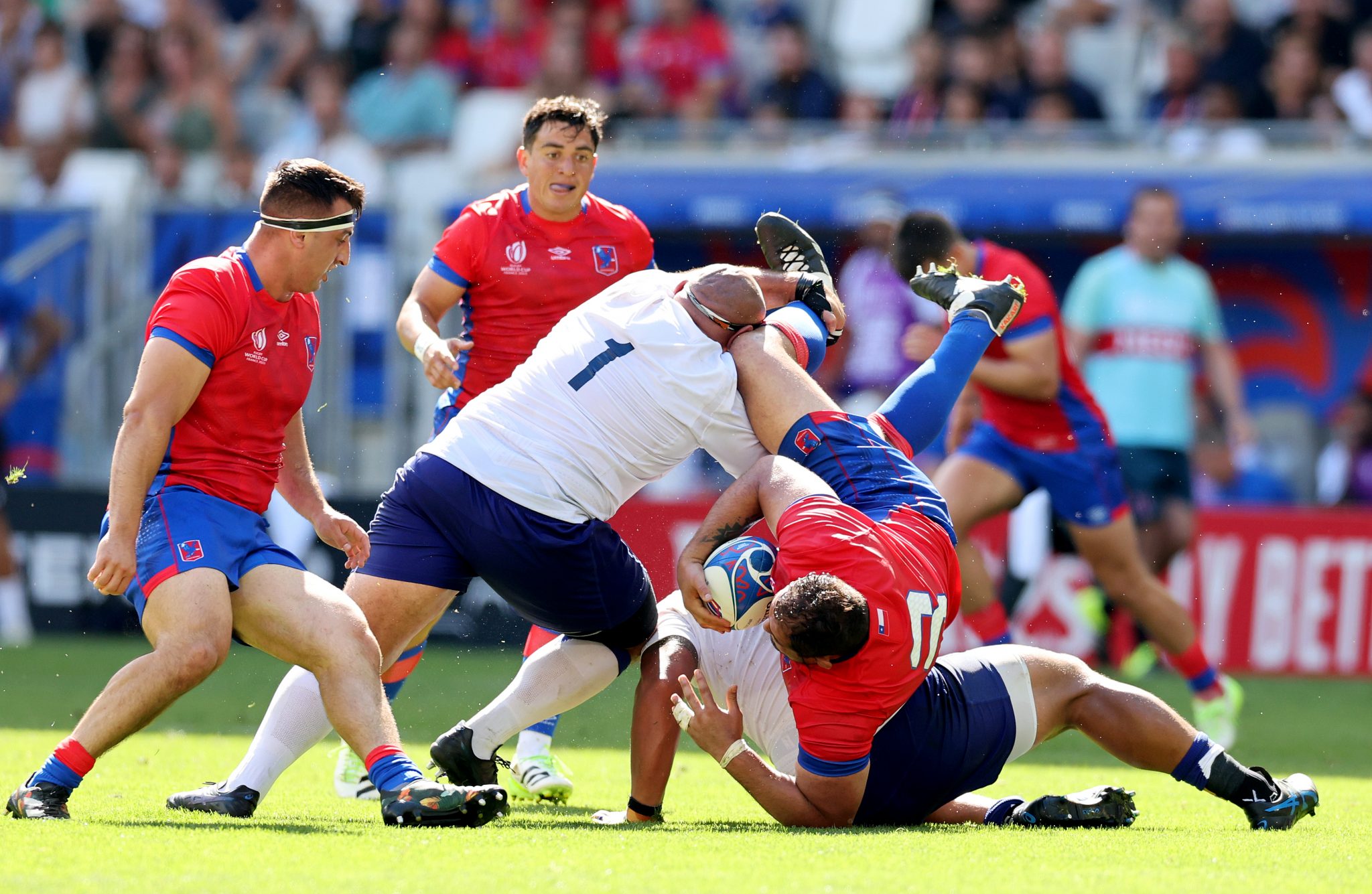 Samoa power to victory over Chile in the Rugby World Cup