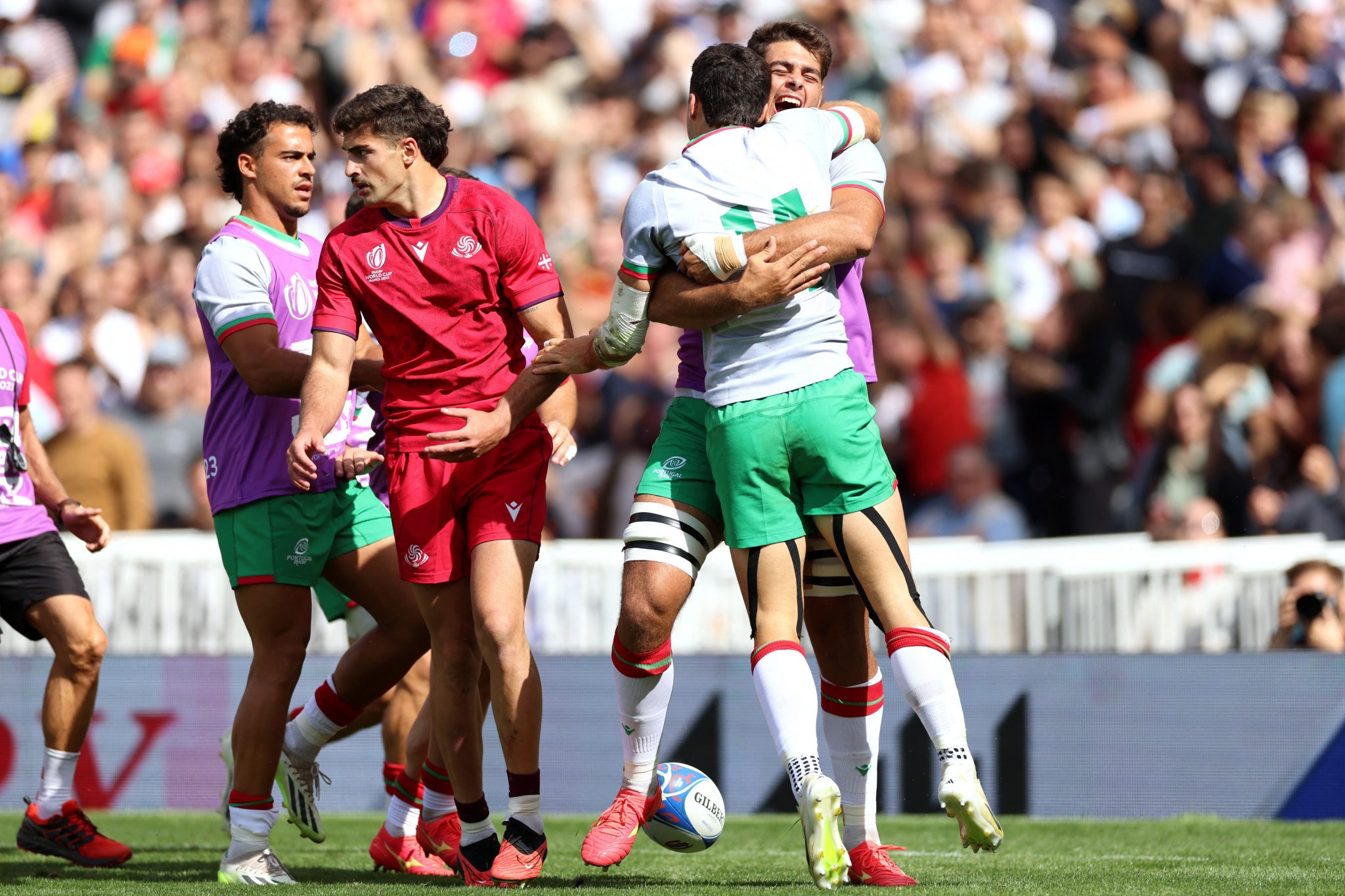 Thrilling 18-18 draw between Georgia and Portugal in Toulouse