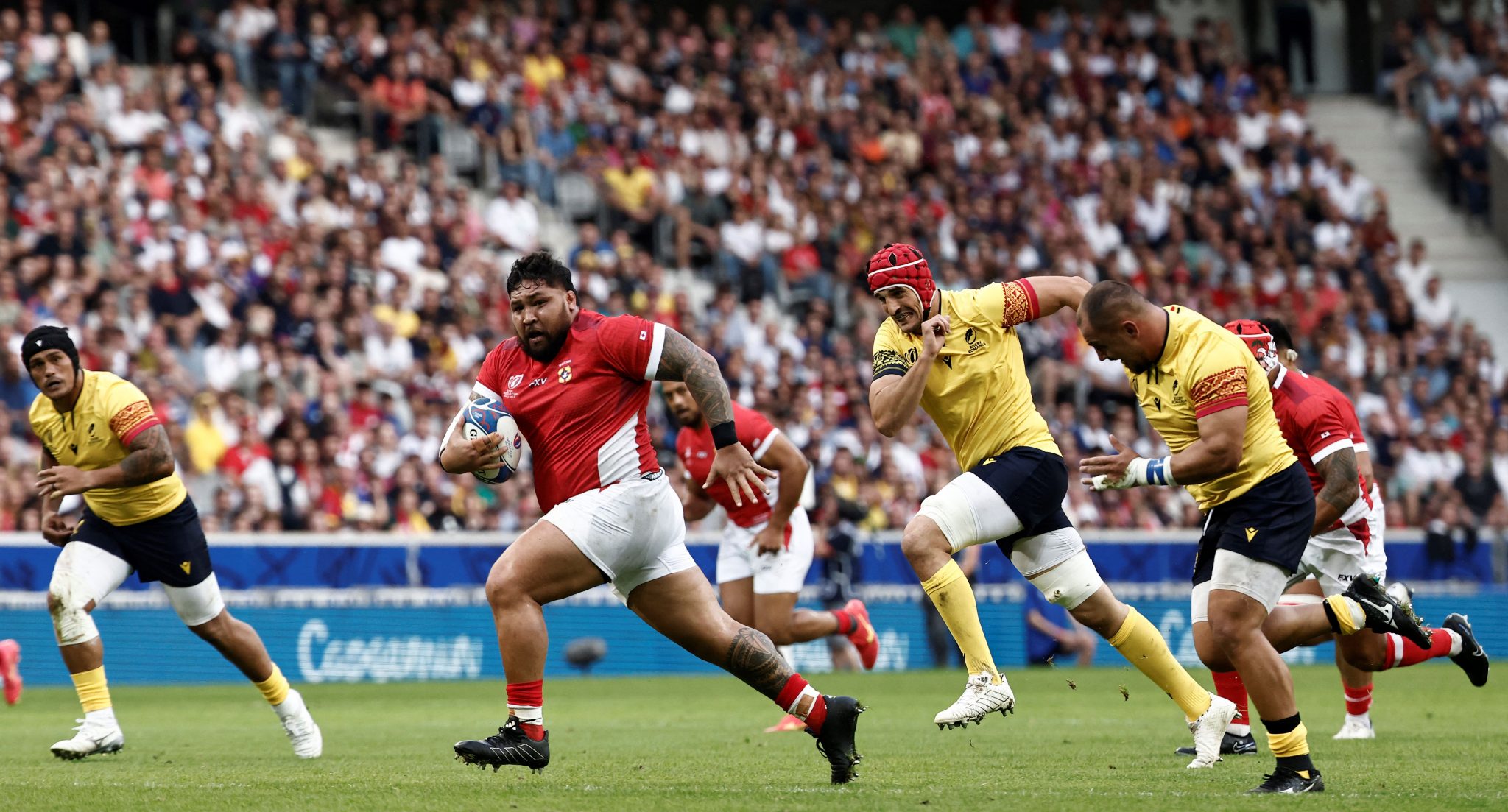 Romania and Tonga put on gloriously bonkers display to end their World Cup