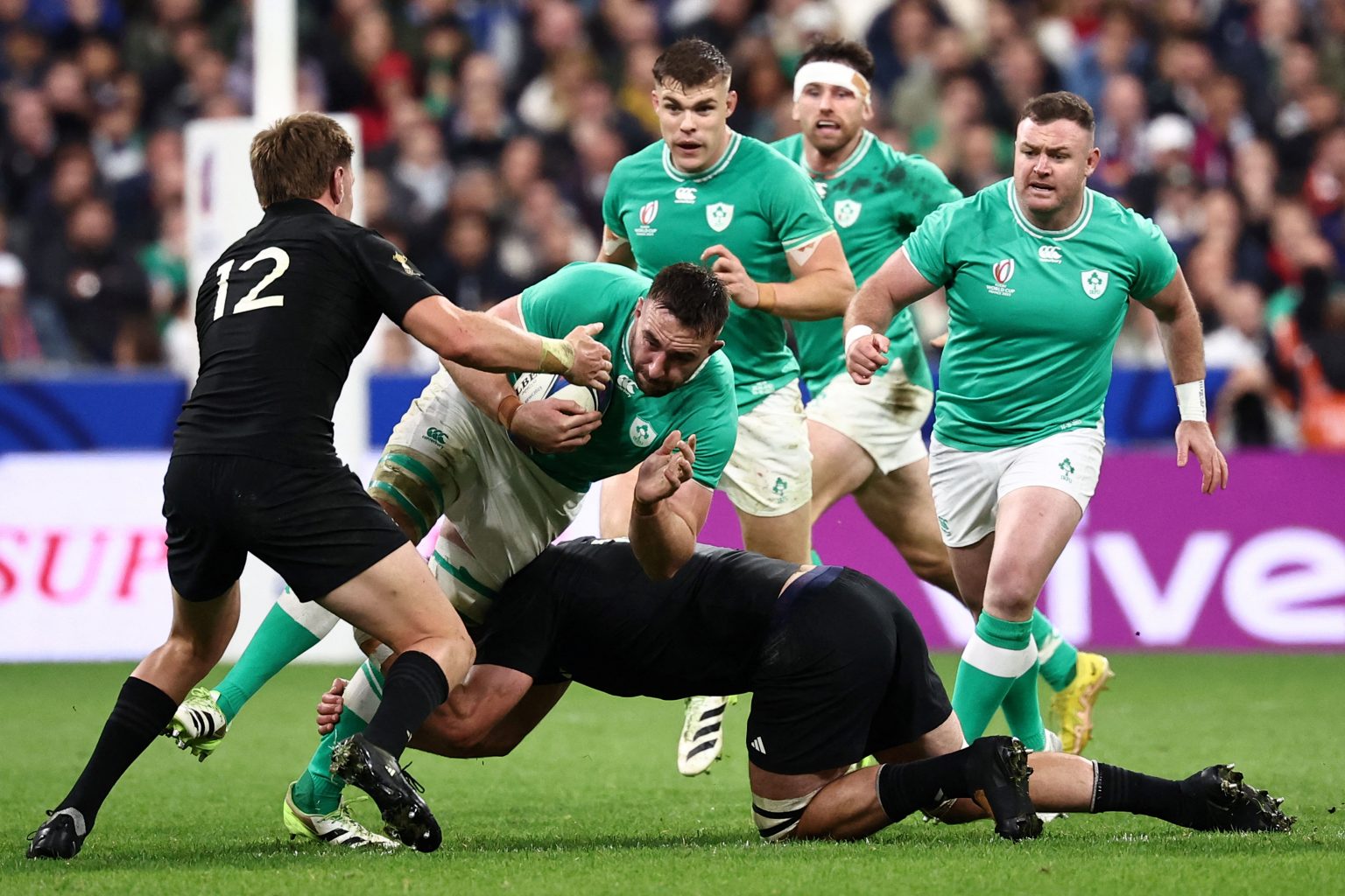 How impressive was New Zealand's 37 phases of defence to beat Ireland?
