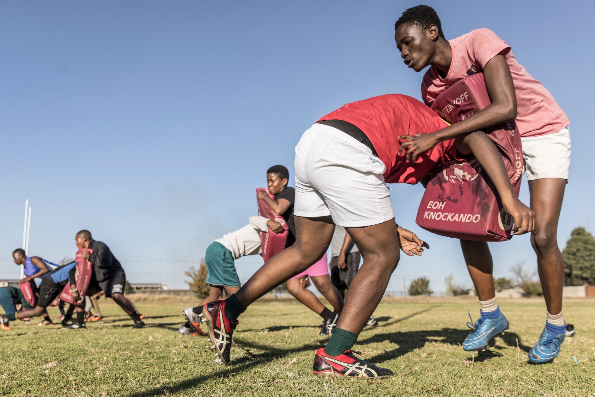 How to perfect tackle height training in rugby