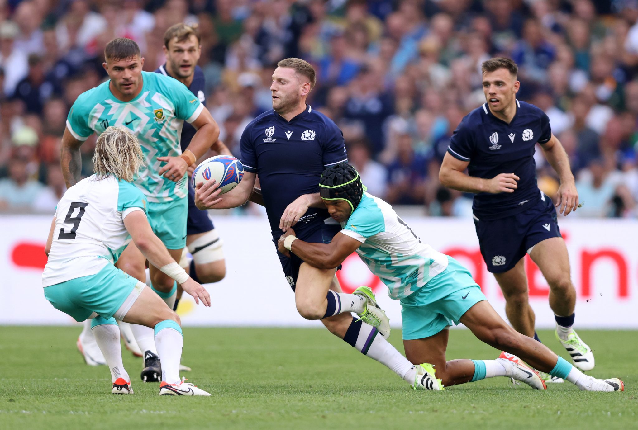 Finn Russell versus England's blitz defence – what the fly-half had to say